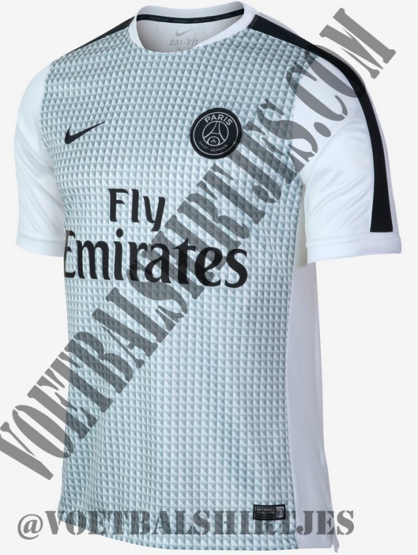 PSG pre-match & training tops 14/15 - Voetbalshirtjes.com