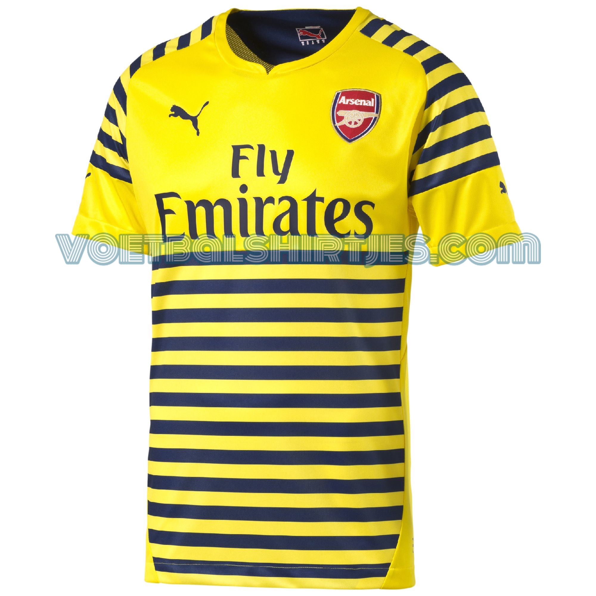 Arsenal Pre-Match tops 2015 - Voetbalshirtjes.com