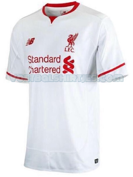 Liverpool uitshirt 2016 - Liverpool FC away kit 15/16