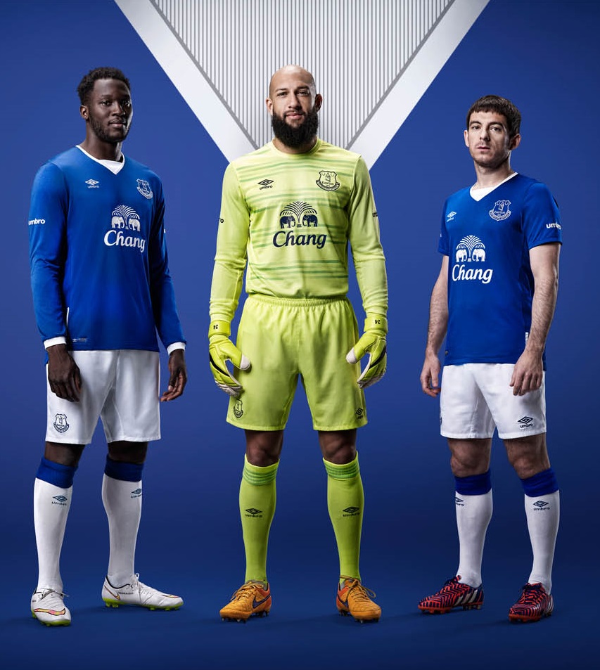 Everton thuisshirt 15/16 - Everton FC 2016 home kit