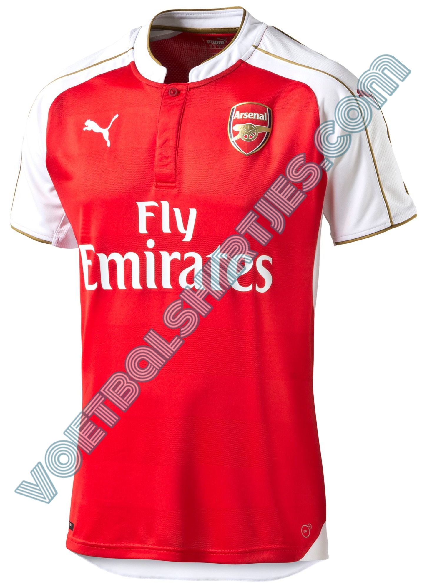 Arsenal thuisshirt 2015/2016 - Arsenal FC 15/16 home kit