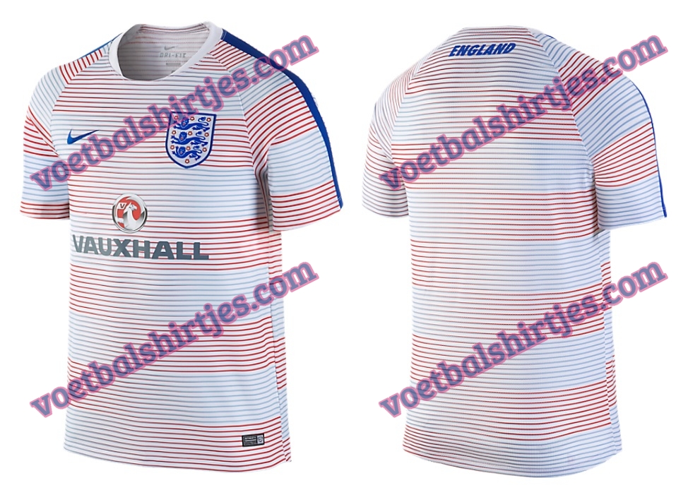 England Euro 2016 Pre-match kit - England kits 2016