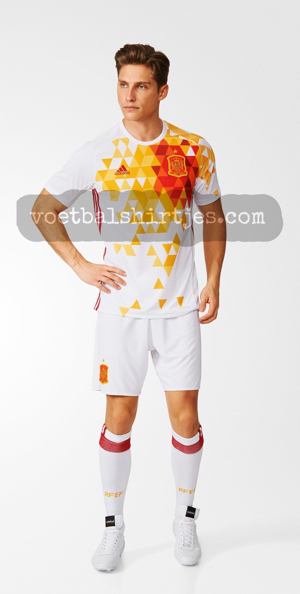 Spanje Euro 2016 uitshirt - Spain 2016 away kit
