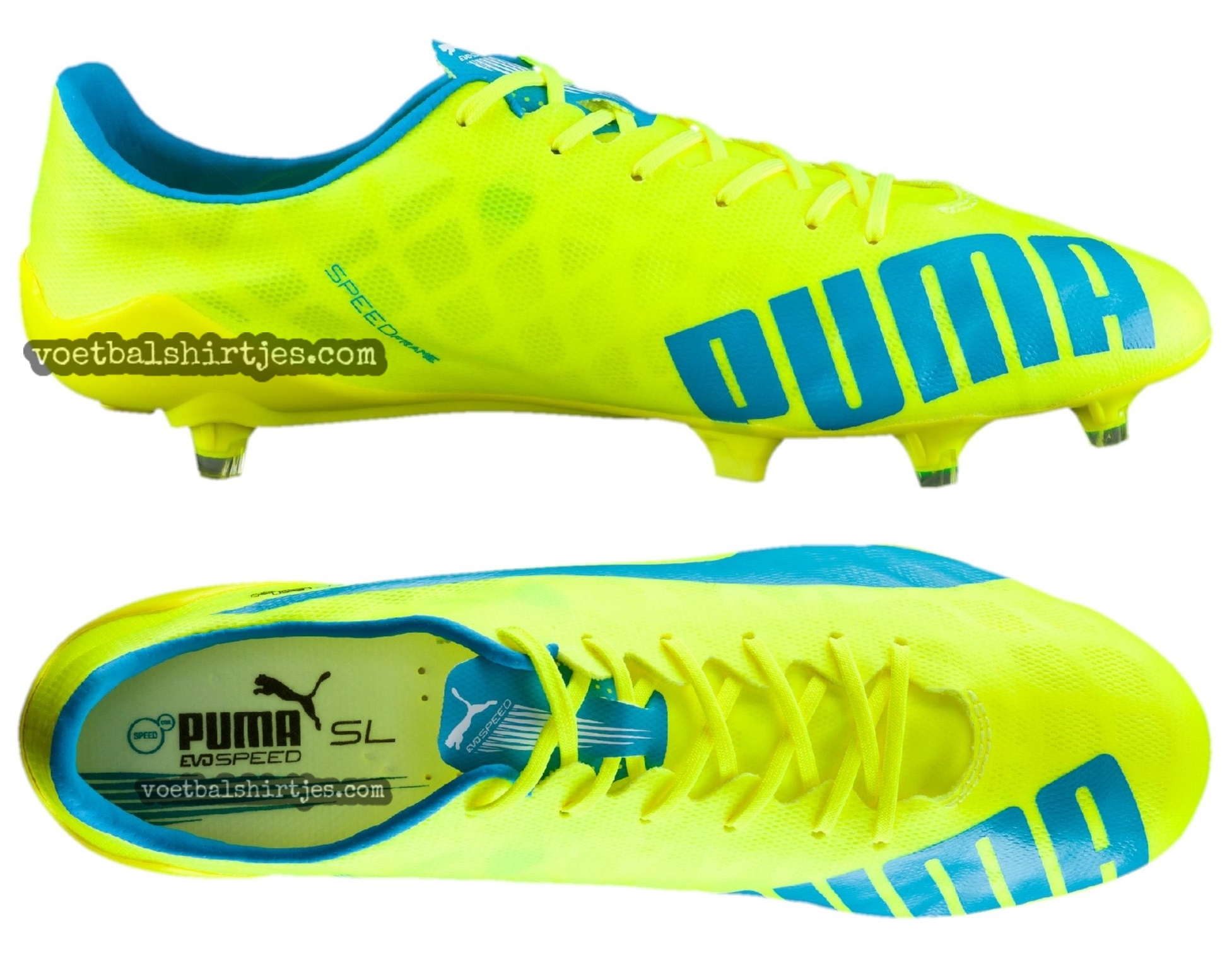 Puma evoSPEED SL Safety Yellow voetbalschoenen 2016