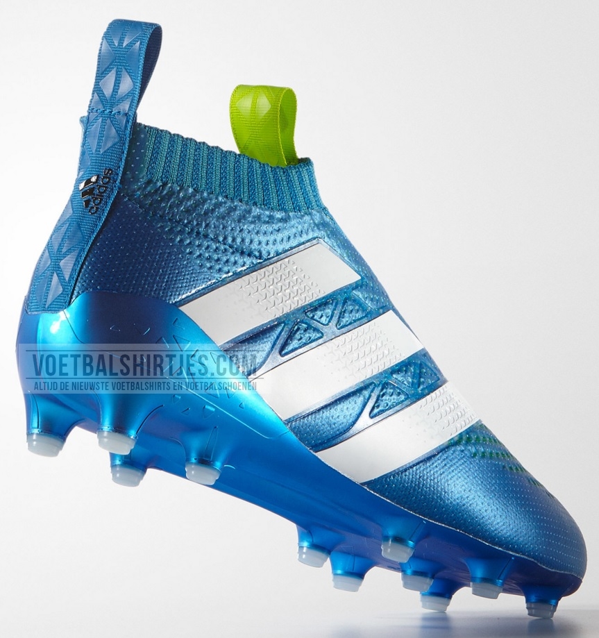 Adidas Ace 16+ Purecontrol Shock Blue - Adidas Ace Laceless 2016