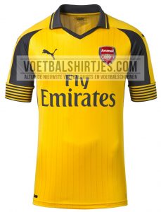 Arsenal uitshirt 2017 - Arsenal FC 16/17 away kit - Gunners kits