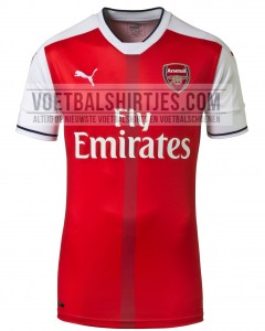 Arsenal uitshirt 2017 - Arsenal FC 16/17 away kit - Gunners kits