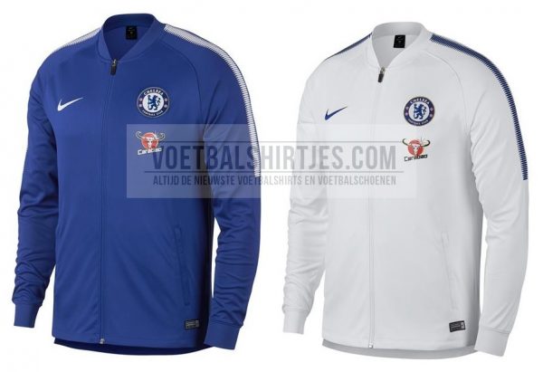 Chelsea trainingsshirt 17/18 - Chelsea 2017/18 pre-match top Nike - CFC