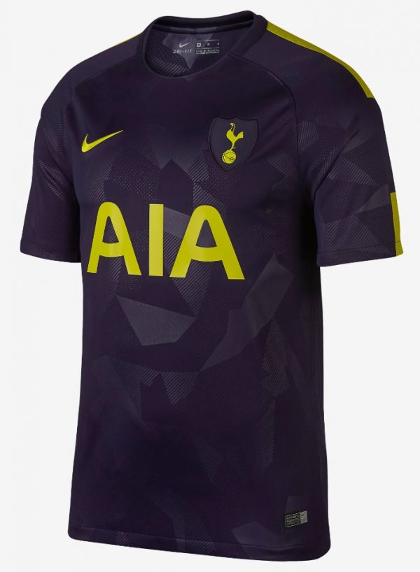 Spurs 17-18 third kit - Tottenham Hotspur third kit 2018 - Spurs shirt ...