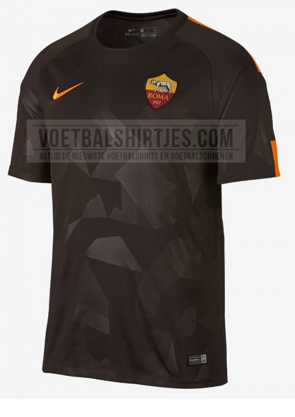 AS Roma third kit 2018 - maglia AS Roma 17/18 Champions League